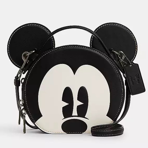 Coach | Bags | Disney X Coach Mickey Mouse Ear Bag In Blackgunmetal ...